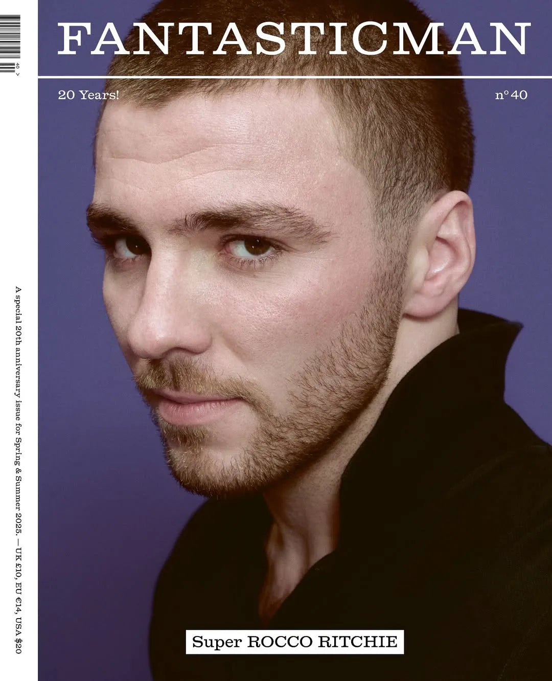 The Fantastic Man No.40 - Rocco Ritchie Cover – AKJP STUDIO